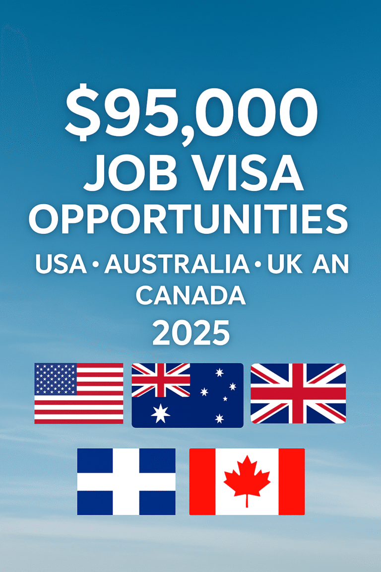 $95,000 Job Visa Opportunities in USA, Australia, UK, and Canada ...